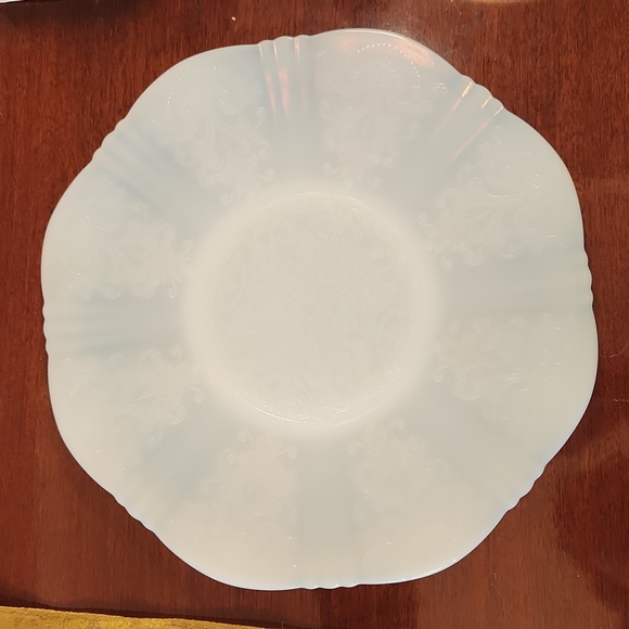 Dining | Vintage Milk Glass Serving Platter | Poshmark